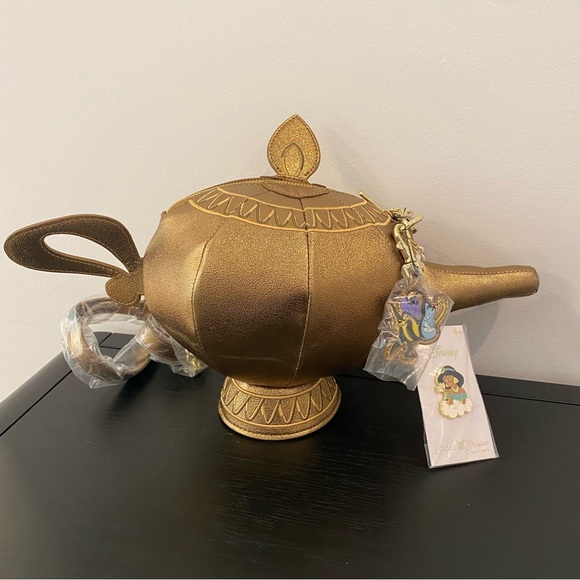 Loungefly | Bags | Loungefly Stitch Shoppe Disney Aladdin Gold Genie ...